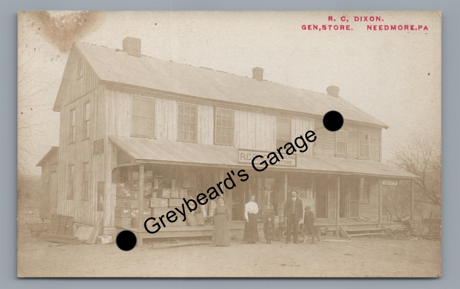 RPPC RC Dixon General Store NEEDMORE PA Fulton County Real Photo ...