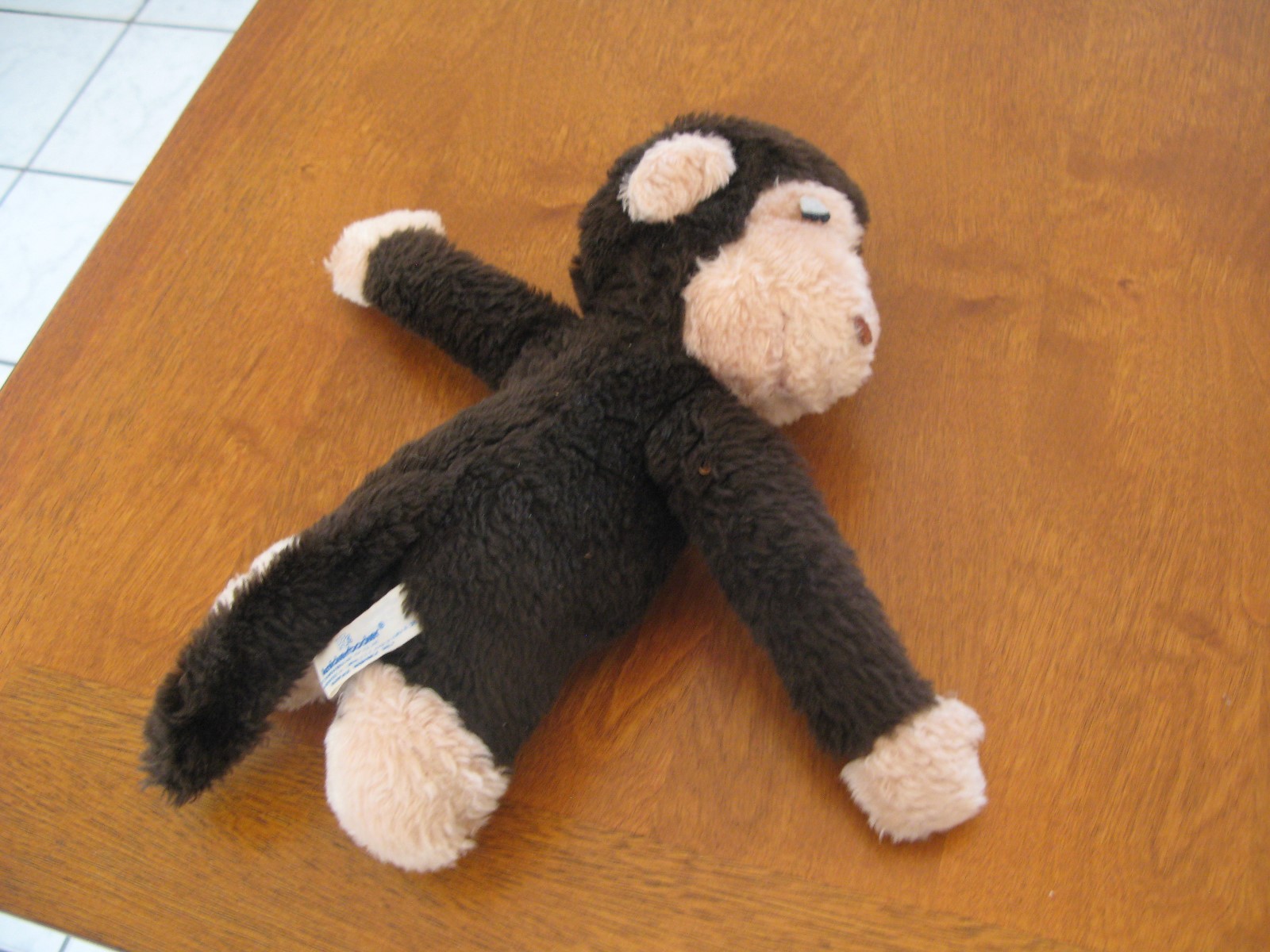 knickerbocker monkey ivory 10" brown ape animals of distinction | eBay