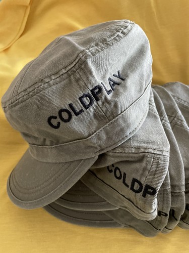British Rock Band fans Resale Lot COLDPLAY CAPS *4*PAINTERS Style Army ...