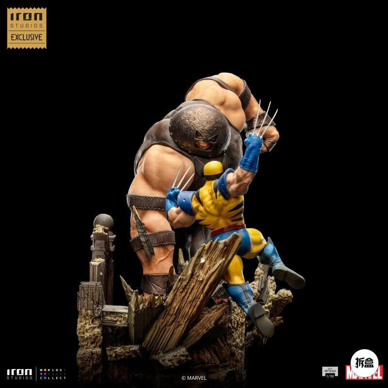 IRON STUDIOS X-men Wolverine VS Juggernaut BDS ART 1/10 Statue Figure ...