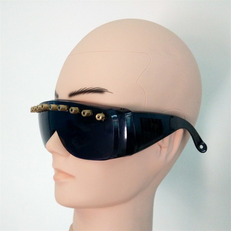 Bar Show LED Laser Glasses Lighting DJ Club Party Dancer Eyeglass Prop ...