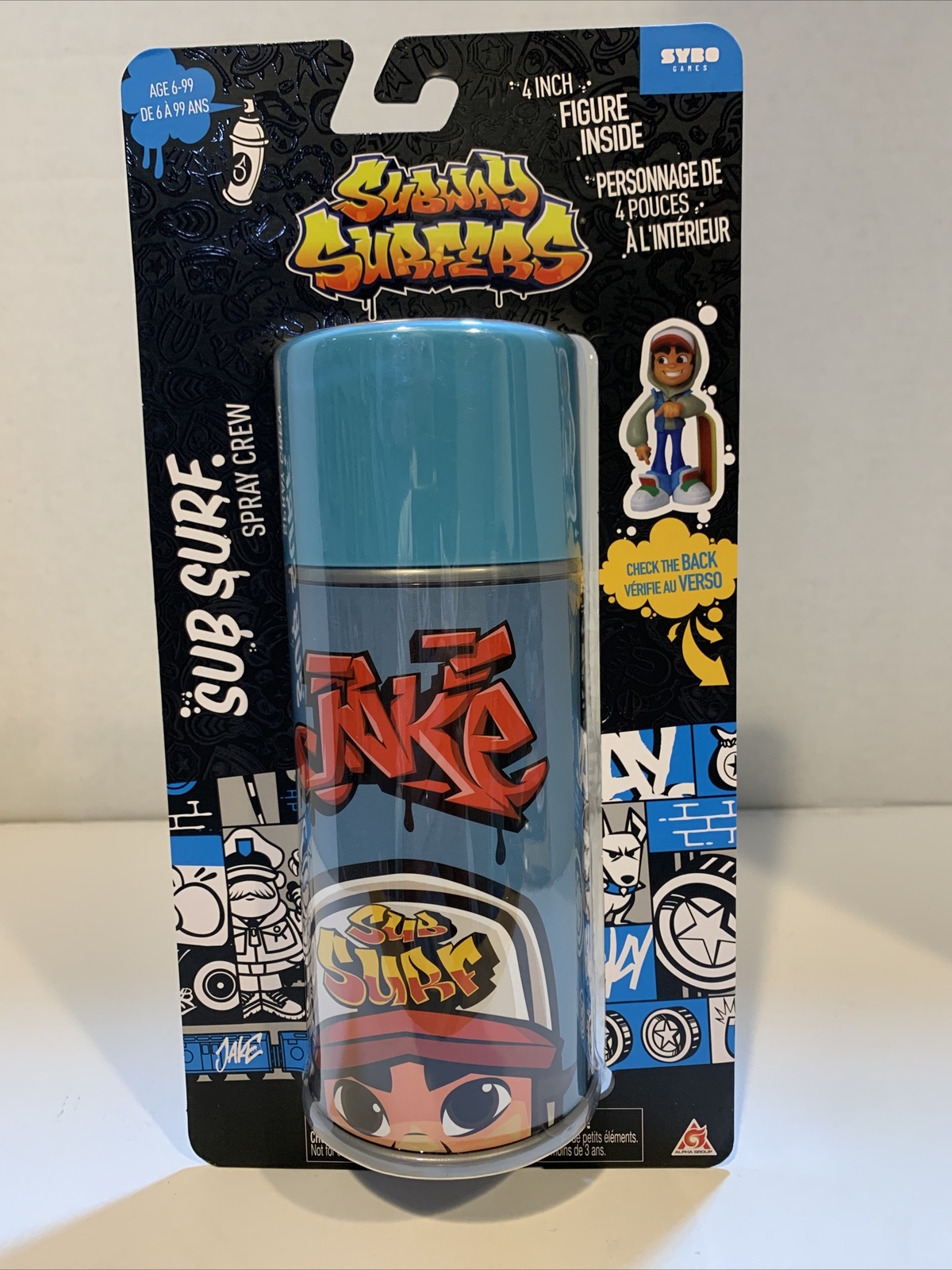 SUBWAY SURFERS Game Sub Surf Spray Crew 4" Vinyl Figure Jake 2020 New ...