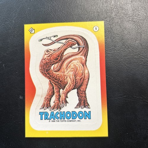 Jb22b Dinosaurs Attack 1988 Topps Sticker #9 The Truth About Trachodon ...