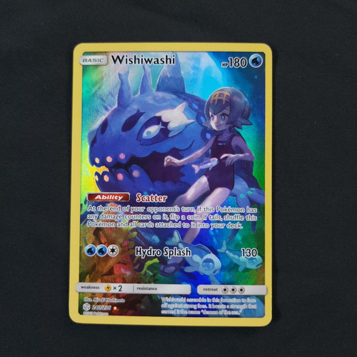 Pokémon TCG Wishiwashi Cosmic Eclipse 240/236 Holo Secret Rare NM | eBay