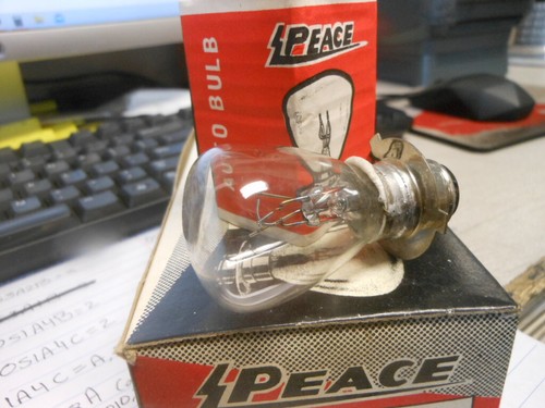 NOS Peace 12V 35/25W P-15-D Light Bulb Lamp Auto Motorcycle RP-30 QTY1 ...
