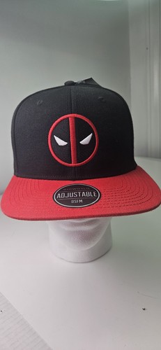 Deadpool New Snapback Hat Cap Black/Red Adult Adjustable Marvel OSFM | eBay