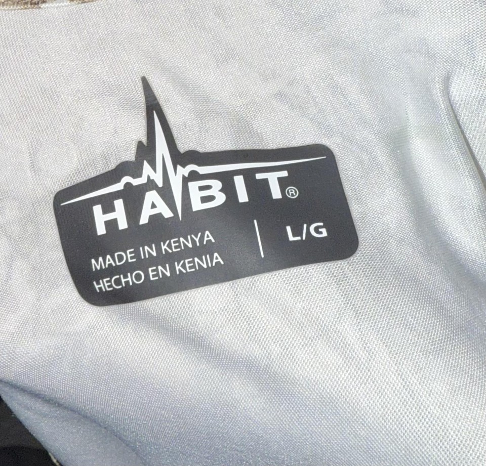 Habit Shirt Mens Large Realtree EDGE Camo Scent Factor Hunting Short ...