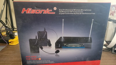 Hisonic HS596B Dual Channel Professional Wireless Microphone System | eBay