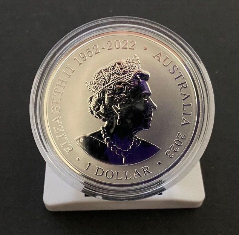AUSTRALIAN: 2023 $1 SYDNEY OPERA HOUSE 1 OZ .999 SILVER COIN IN CAPSULE ...