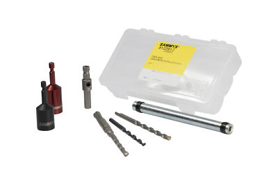 Sammys Concrete/Wood Kit for Vertical/Horizontal RodAnchor Installation ...