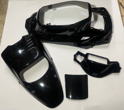 Kit Carena Carene MBK Booster Spirit 50 cc fino al 2003 - Nero Lucido ...