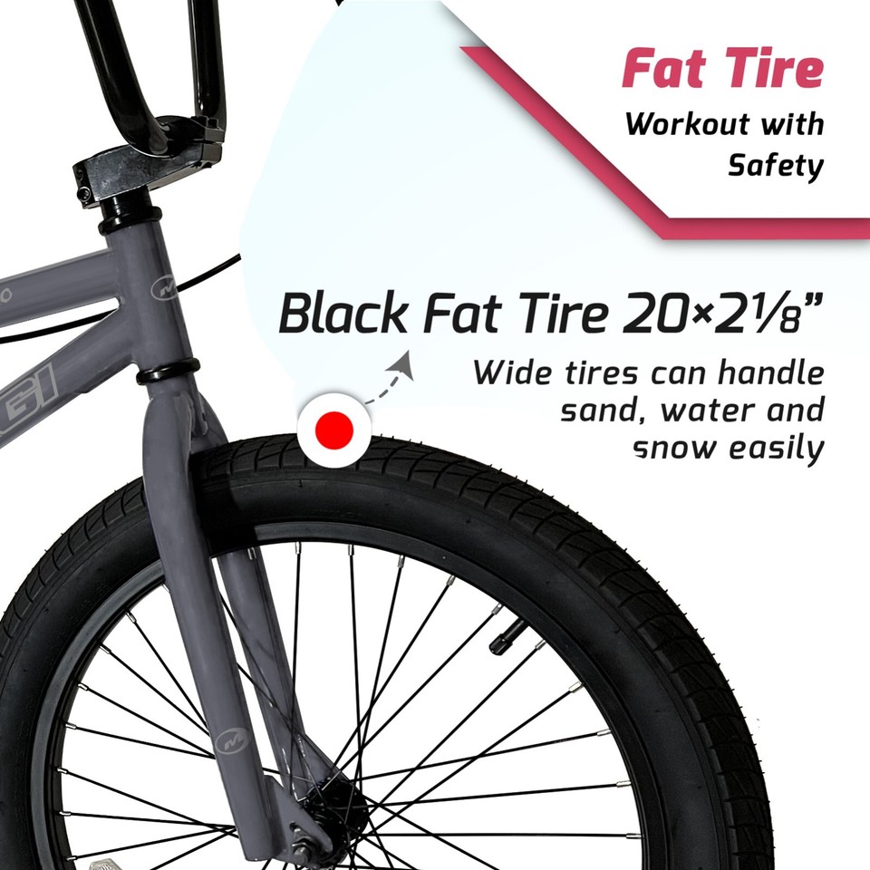MBX 20" Wheels BMX Bike For Elite or Beginner Freestyle Steel Frame BMX ...