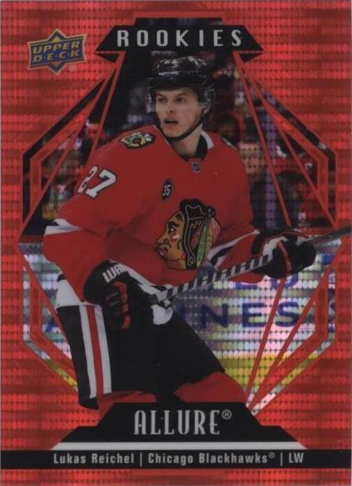 2022-23 Upper Deck Allure - Rookies Lukas Reichel #127 Red Rainbow (RC ...