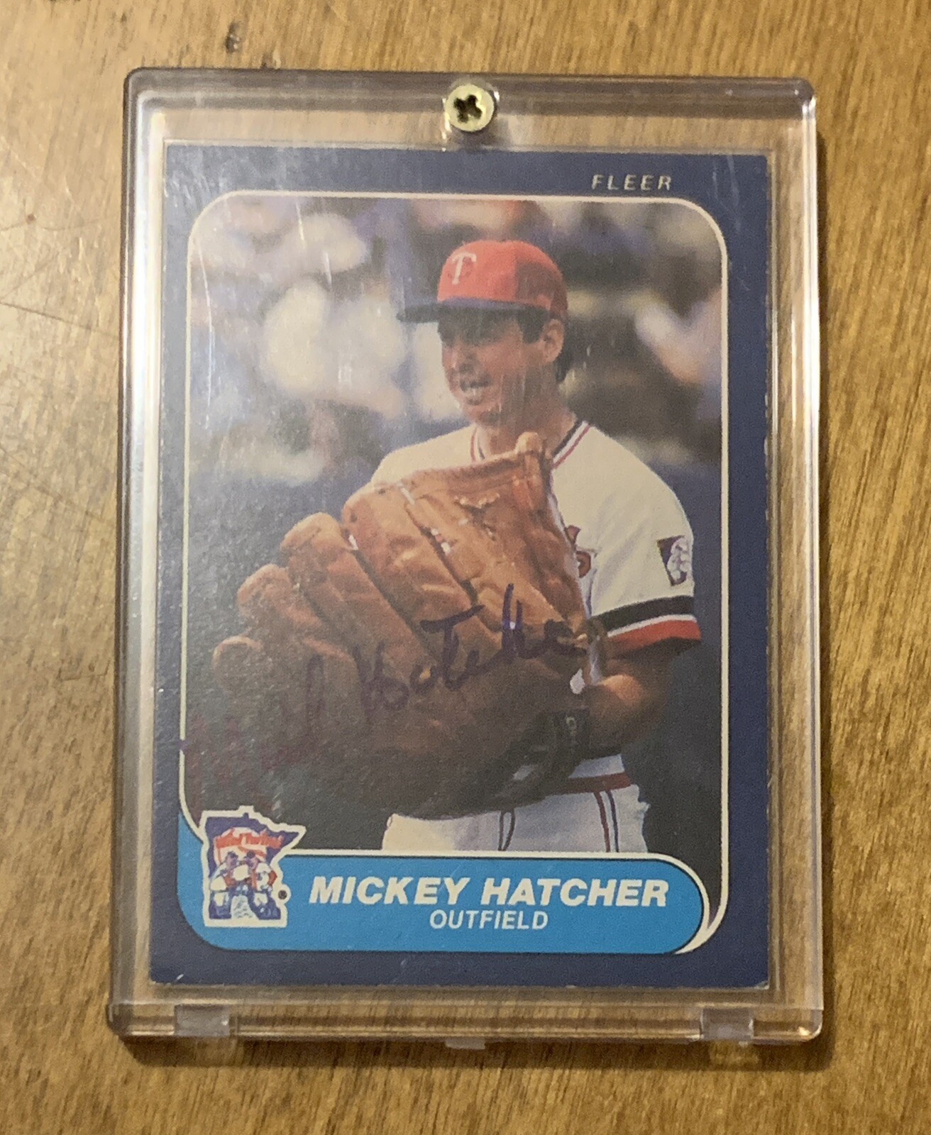 1986 Fleer #396 Mickey Hatcher - Signed/Auto Autograph | eBay