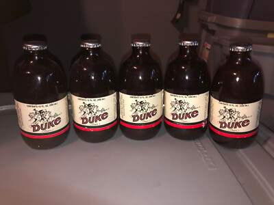 (5) Vintage "DUKE" Label & Cap Duke beer Bottles brewed by Duquesne ...