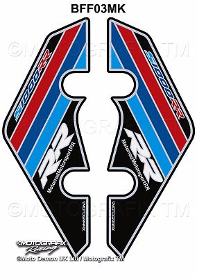 BMW S1000RR 2015 2016 Front Fender Mudguard Decal Kit Motografix Gel ...