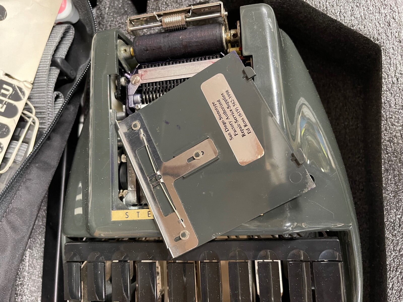 Steno-lectric Stenograph Shorthand machine Court Reporter XSCRIBE w ...