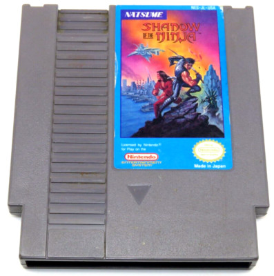 Shadow of the Ninja (NES, 1990) By Natsume (Cartridge Only) NTSC | eBay