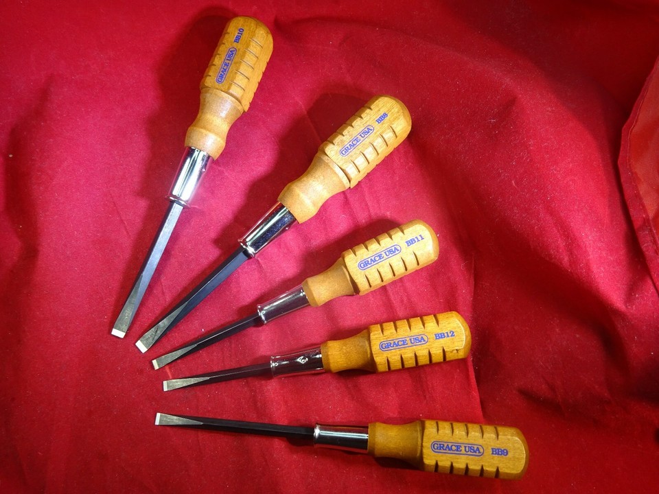 GRACE USA HG-5 5pc Screwdriver Set for Browning Gun Care Flat Slotted ...