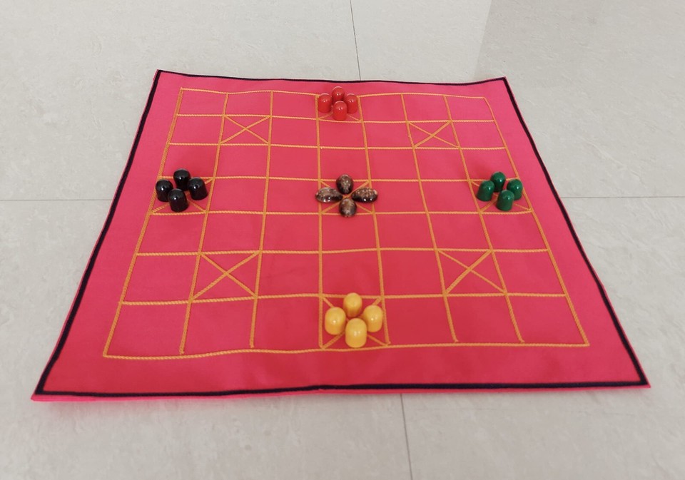 Traditional Chausar, Chopad, Parcheesi, Pachisi, Pagade, Thayam, Ludo ...
