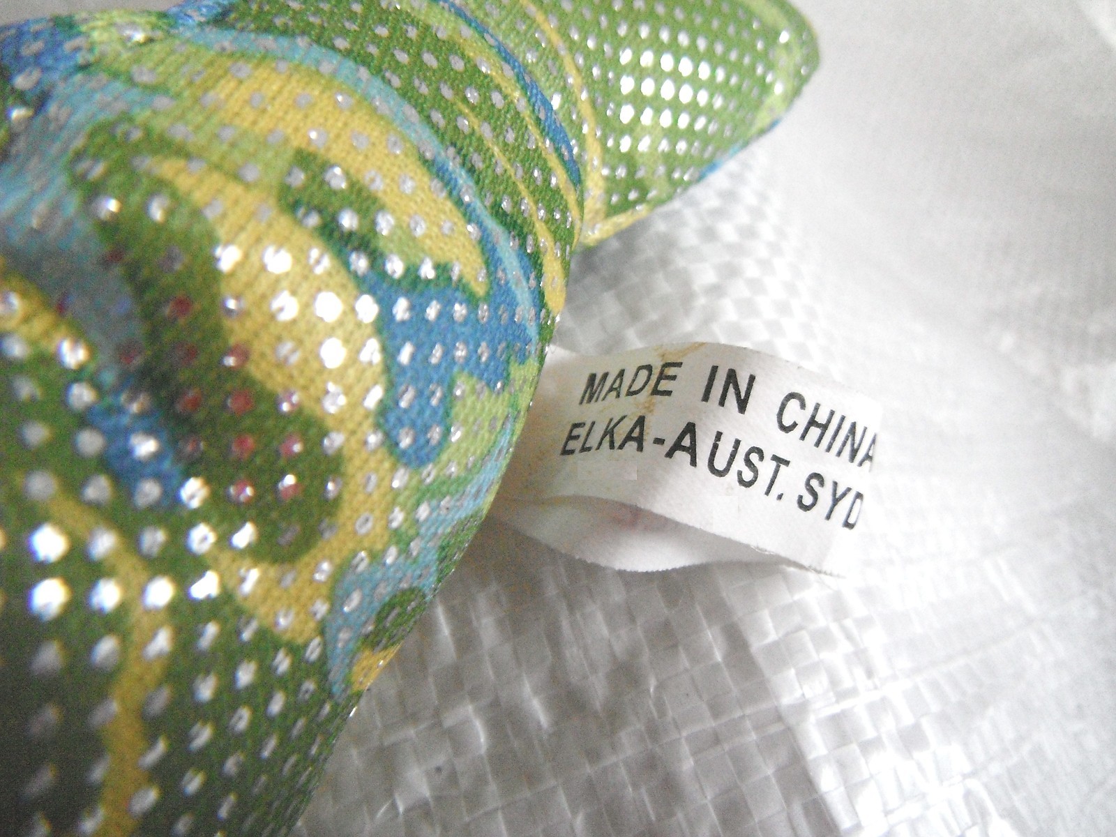 *1622* Cute Seal in blue, green & yellow tones - Elka - soft toy - 15cm ...