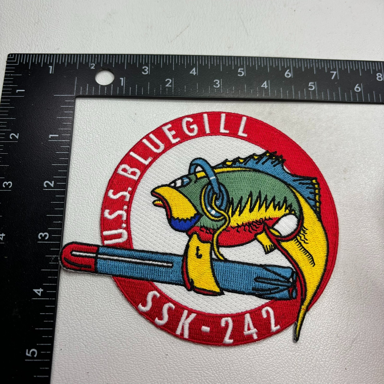 Military US Navy Submarine USS BLUEGILL SSK-242 Patch 46TY | eBay