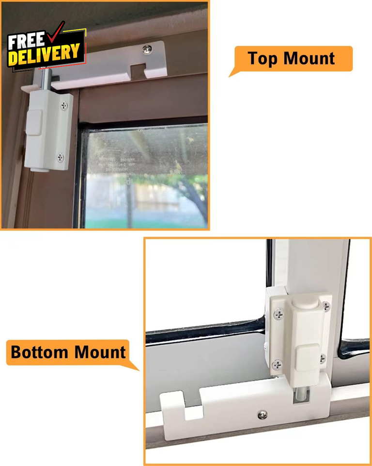 Sliding Door Security Lock Sliding Patio Door Lock for Glass Doors ...