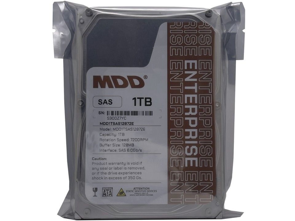 MDD 1TB 7200RPM SAS 6Gb/s 128MB 7200RPM 3.5inch Internal Enterprise Hard Drive | eBay