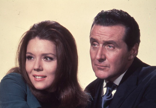 BR55-02 "THE AVENGERS" TV SHOW Original 35mm Film Slide RIGG + MACNEE ...