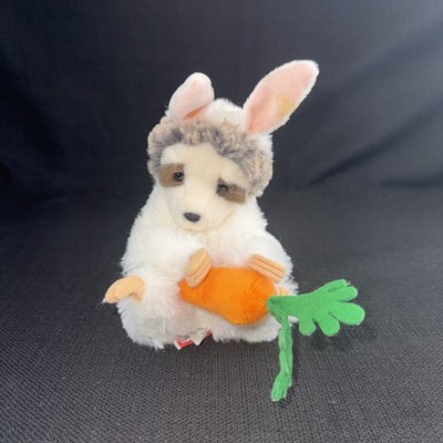 Douglas Slowpoke Sloth Easter Bunny Carrot 6" Plush Stuffed Cuddle Toy ...