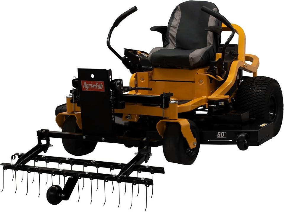 Agri-Fab 45-0629 48" Zero Turn Riding Lawn Mower Front Mount Dethatcher ...