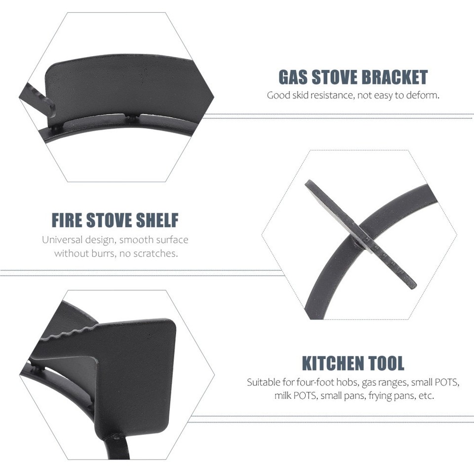 Gas Cooktop Stand Windproofs Stove Rack Holder for Hob Pan Support ...