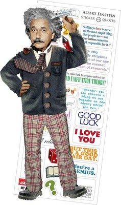 Greeting Card Stickers UPG Quotable Notables New Einstein | eBay