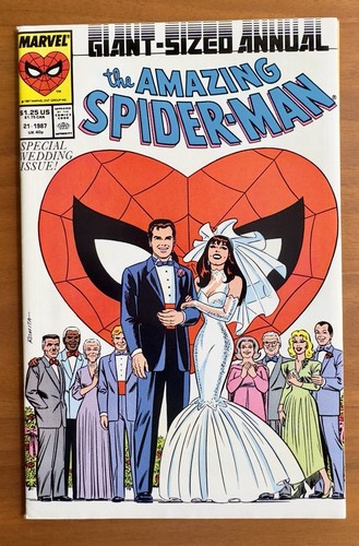 AMAZING SPIDER-MAN Special Wedding Issue, #21 - 1987 VF+ | eBay