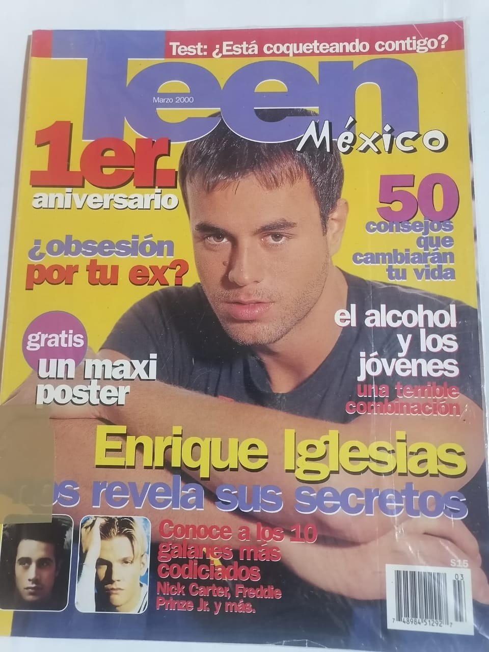 ENRIQUE IGLESIAS TEEN MEXICAN MAGAZINE MEXICO 2000 | eBay
