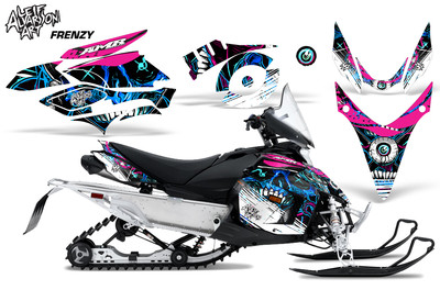 Sled Graphic Stickers Decals For Yamaha Phazer RTX GT 2007-2016 FRENZY ...