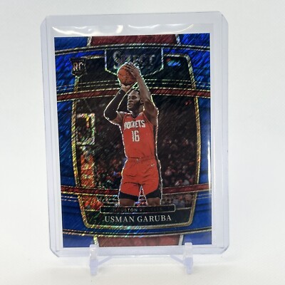 2022 Select Basketball Usman Garuba RC BLUE SHIMMER PRIZM SP #56 ...