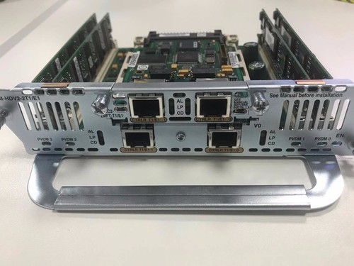 CISCO NM-HDV2-2T1/E1 PVDM2-64 4x64 Channel **** Best Deal All in One ...