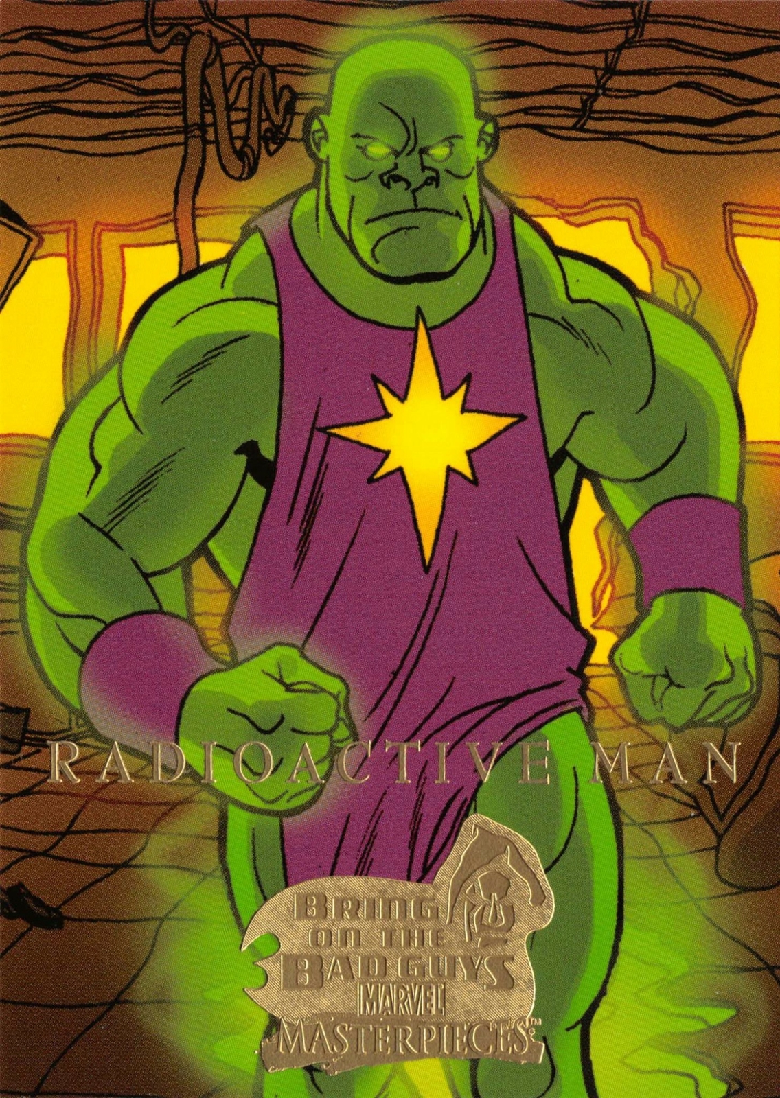 RADIOACTIVE MAN / Marvel Masterpieces Set 3 (UD 2008) BASE Trading Card ...