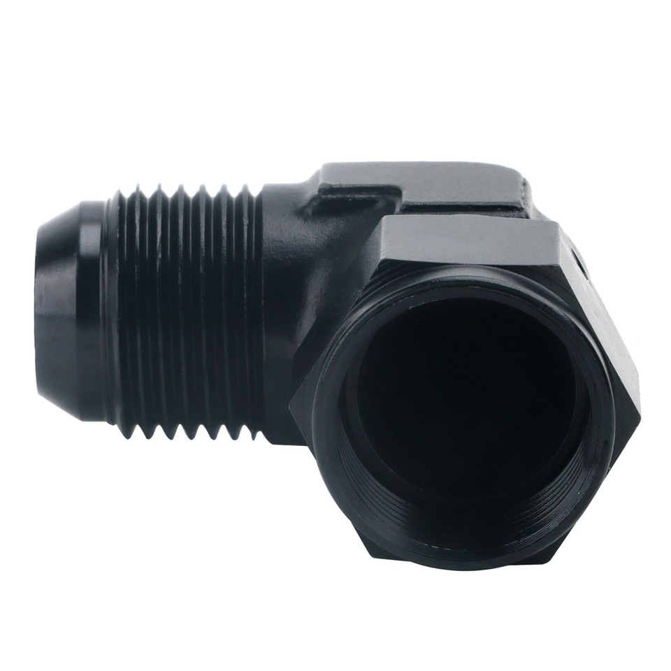 12AN Female to 12AN Male Flare Swivel Hose Fitting Adapter 90° Degree ...