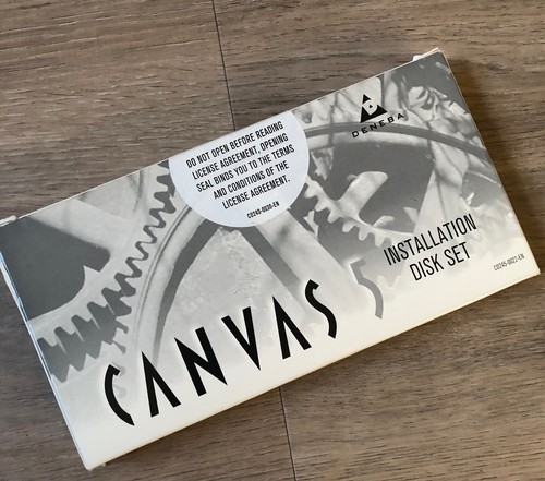 Sealed Deneba CANVAS Installation Disk Set - 3.5" Floppy Discs | eBay