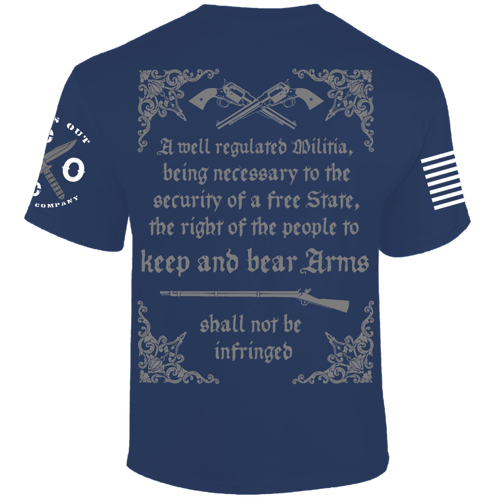 2A T-Shirt I 2nd Amendment I Knives Out I Veteran I Military I Patriot ...