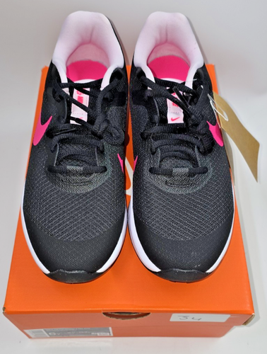 Nike Black/Pink Revolution 6 NN (GS) Trainers Kids Size 6Y (DD1096-007 ...