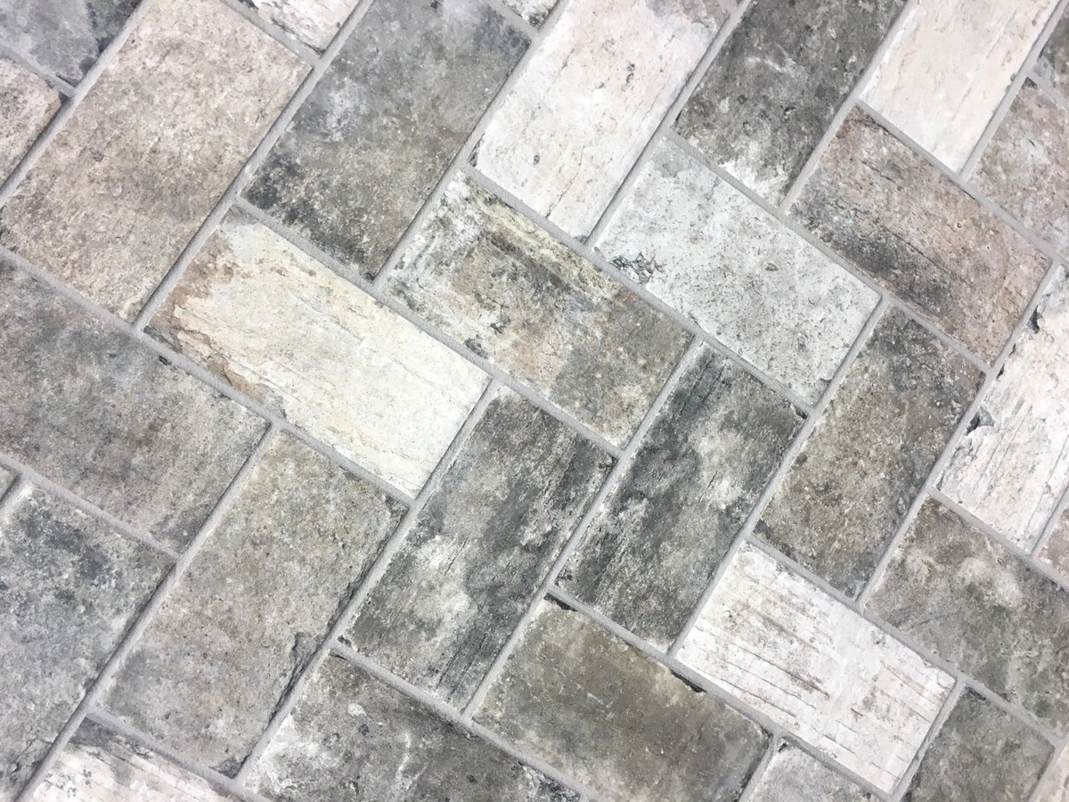 Gray Brick Floor