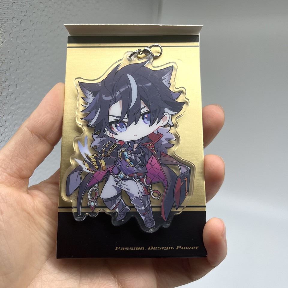 Genshin Impact Neuvillette Lynette Lyney Keychain Keyring Acrylic Stand ...