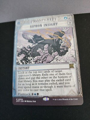 x1 Siphon Insight R MTG Outlaws of Thunder Junction: Breaking News M/NM ...