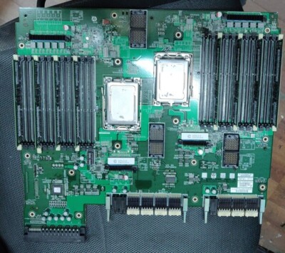 HP 590472-001 604047-001 Bottom CPU Memory Board w/2x OS6180YETCEG0 CPU ...