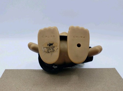 Vintage Russ 5" Troll Doll Gray Hair Black Stars And Moon NightTime ...