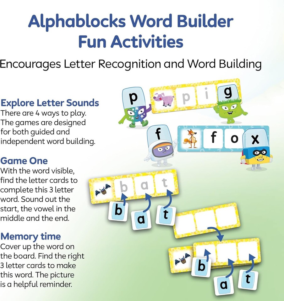 ALPHABLOCKS Word Builder Learning Game | eBay