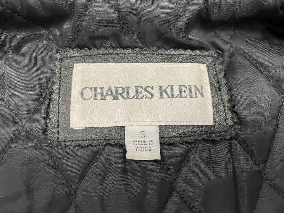 Vintage Charles Klein Genuine Leather Coat Jacket Men’s size Small | eBay